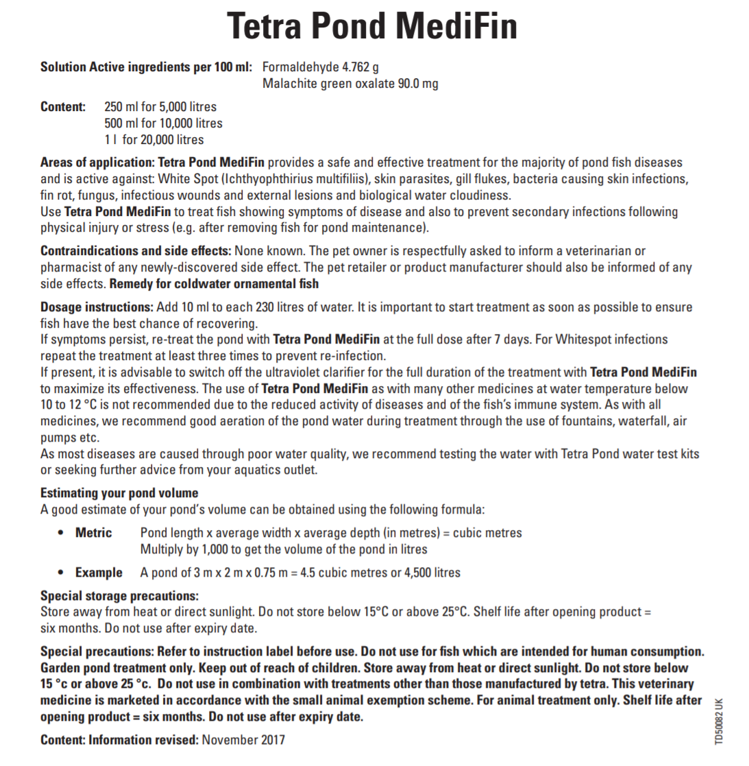 Tetra Pond MediFin (Prices from) – For the Farmer