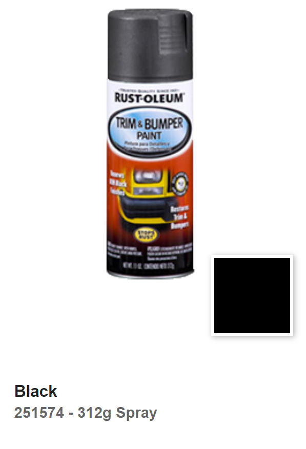 Rust-Oleum® Automotive Trim & Bumper Paint – For the Farmer